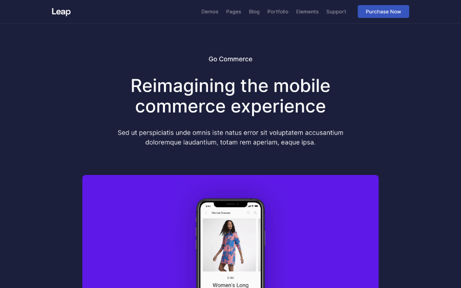 Leap Bootstrap Theme and HTML Template