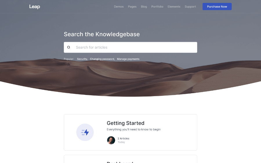 Leap Bootstrap Theme and HTML Template